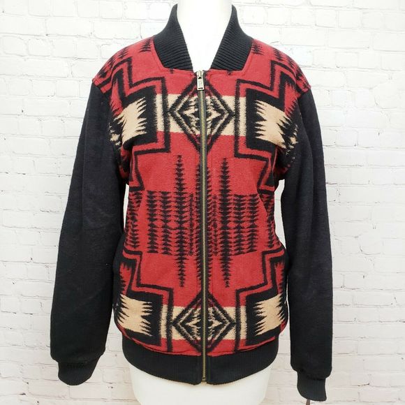 Pendleton | Jackets & Coats | Pendleton Harding Park Jacquard Bomber ...